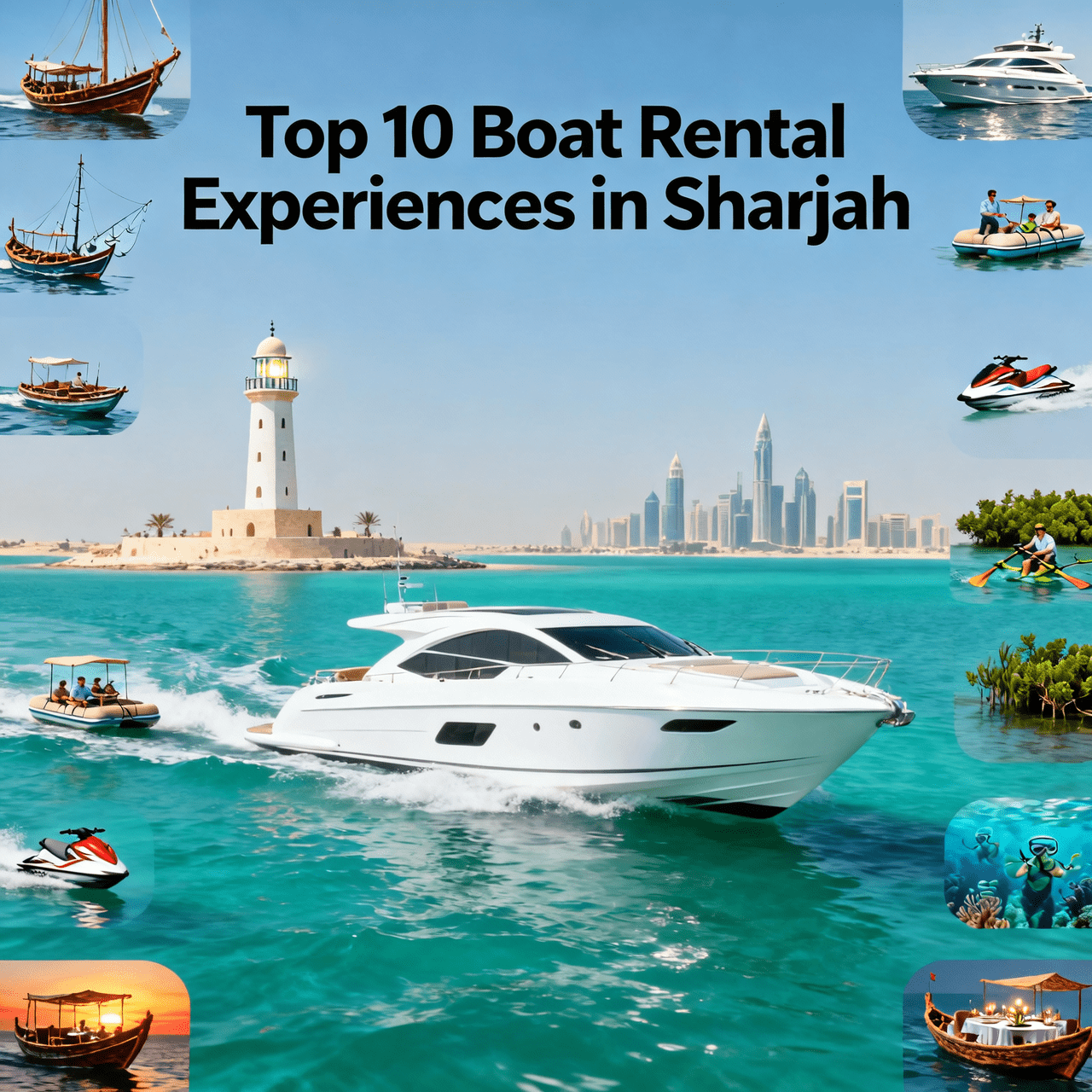 Top 10 Boat Rental Experiences in Sharjah - Asifah Sharjah Mamzar Jet Ski